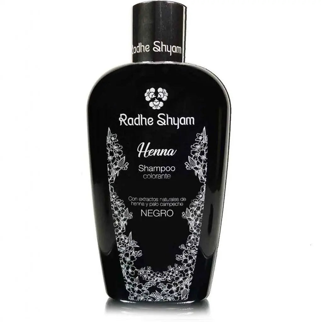 Shampoo Henna Color Negro 250 Cc Y 400 Cc - Radhe Shyam